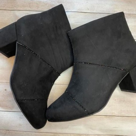 torrid | Shoes | Torrid Size 1 Wide Rhinestone Booties | Poshmark